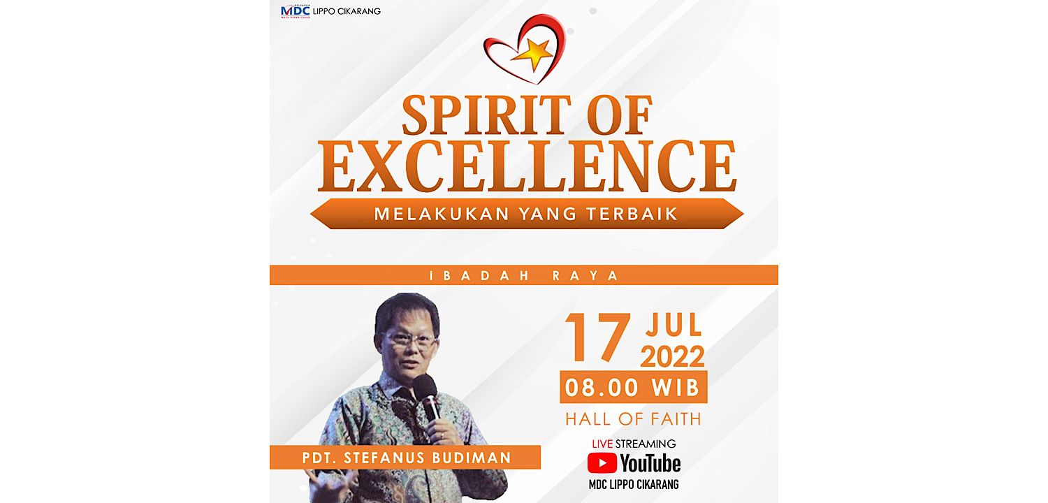 Spirit of Excelence (Melakukan yang Terbaik)