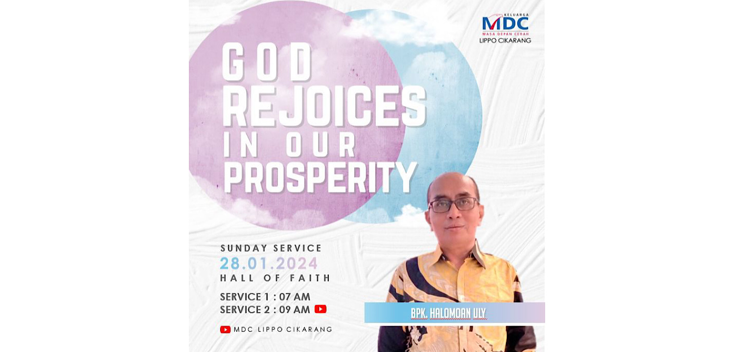God Rejoices In Our Prosperity